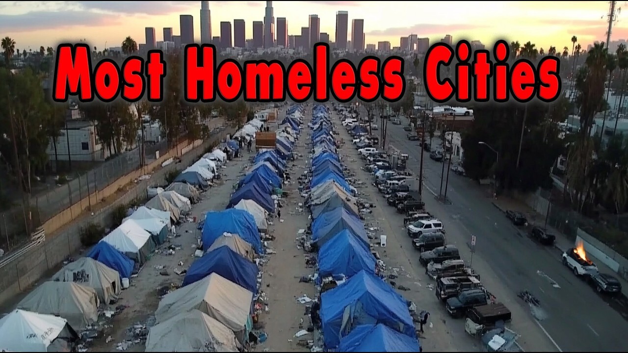 Homelessness crisis hits America's 10 worst cities!
