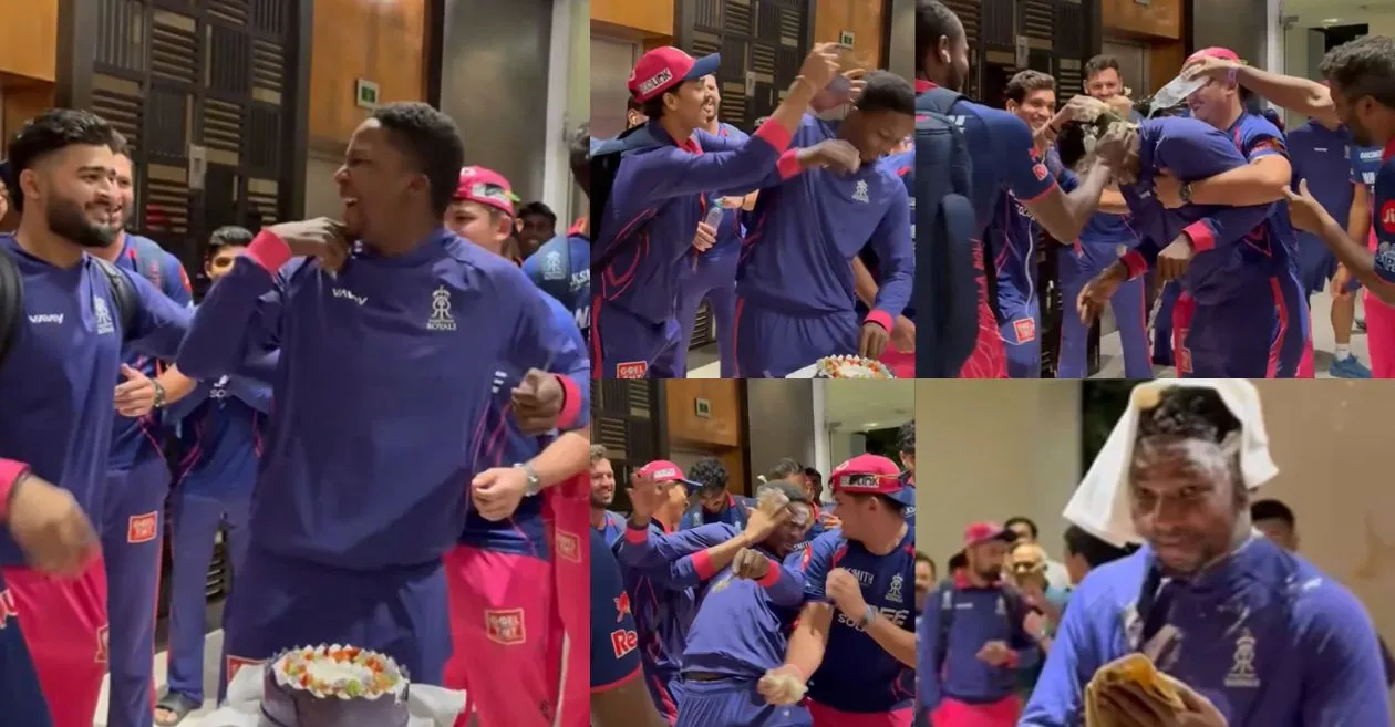 IPL 2026 [WATCH]: Joyful scenes as RR squad celebrates Kwena Maphaka’s ...