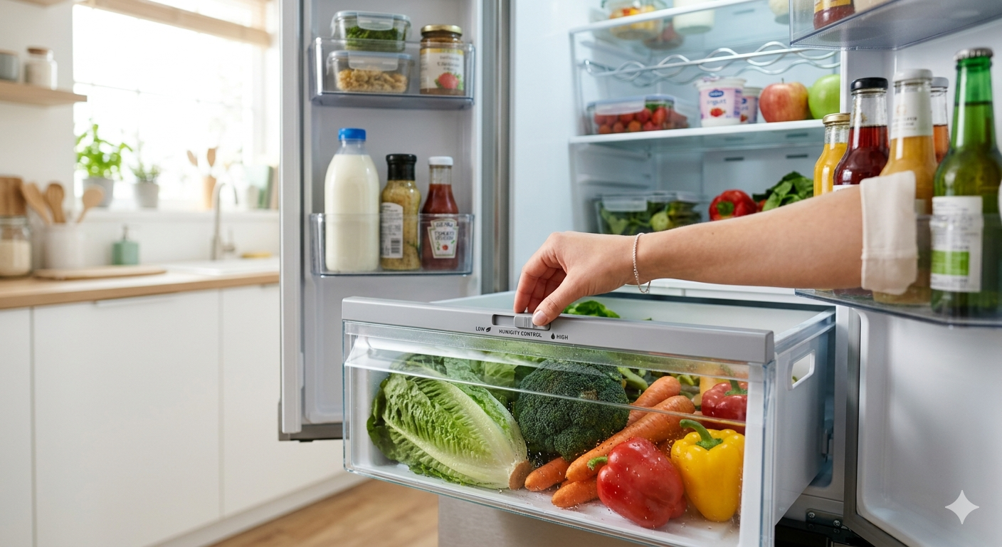 One tiny fridge setting change that keeps vegetables crisp for days longer