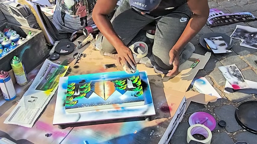I asked a street artist to paint my $3000 gaming laptop