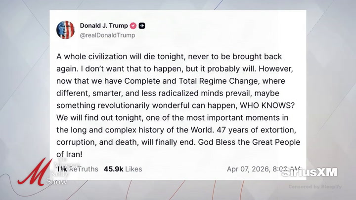 Megyn Kelly loses it at Trump over 'disgusting' Truth Social rants