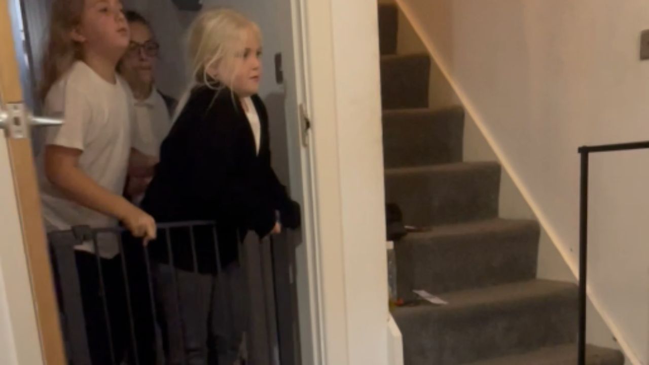 Sisters' hearts swell with love during surprise first meeting with baby ...