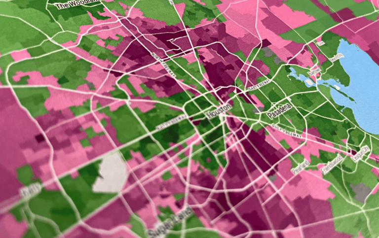 A comprehensive map of how Texans voted in the 2026 Democratic Senate ...