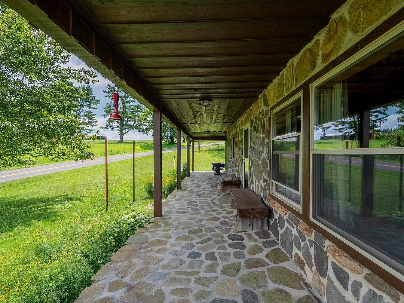 Unique 1940 cabin in Hillsville, Virginia, featuring handcrafted floors ...