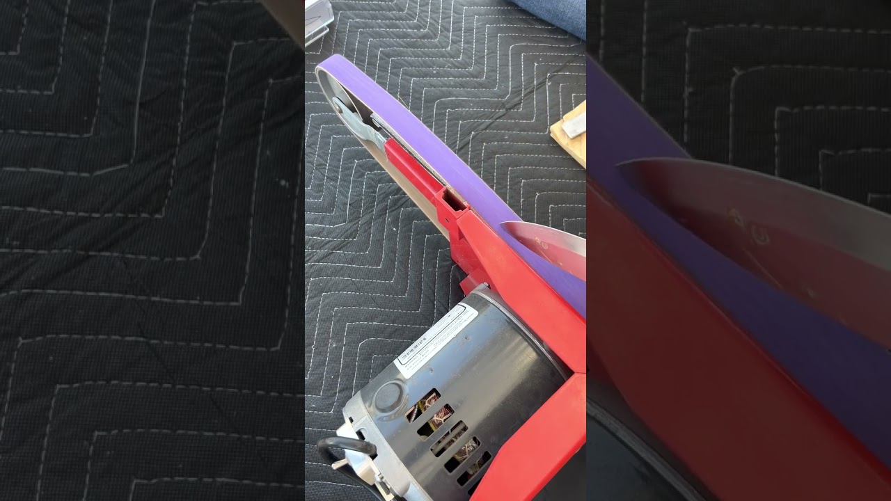 Fixing a broken tip on a chef knife #knife #sharpening #shorts
