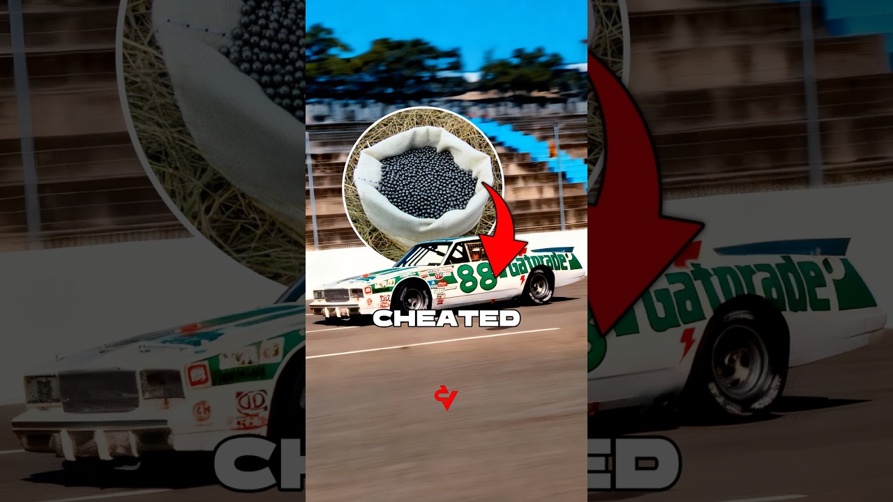 Cheater with 50 pounds of lead shot? 🤣 #shorts #NASCAR