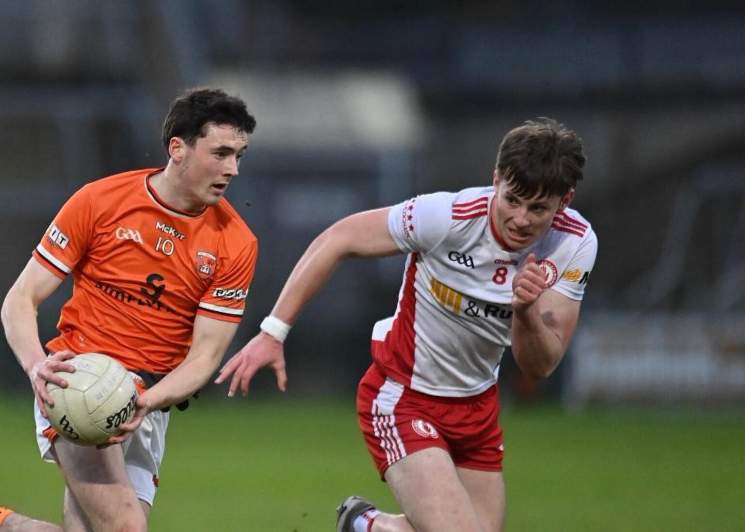 Eoin Duffy hits 1-7 as Armagh beat Tyrone to top Group B of the Ulster ...