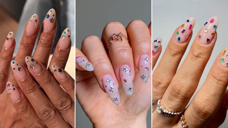 Gem nails are the most nostalgic nail art trend of 2026