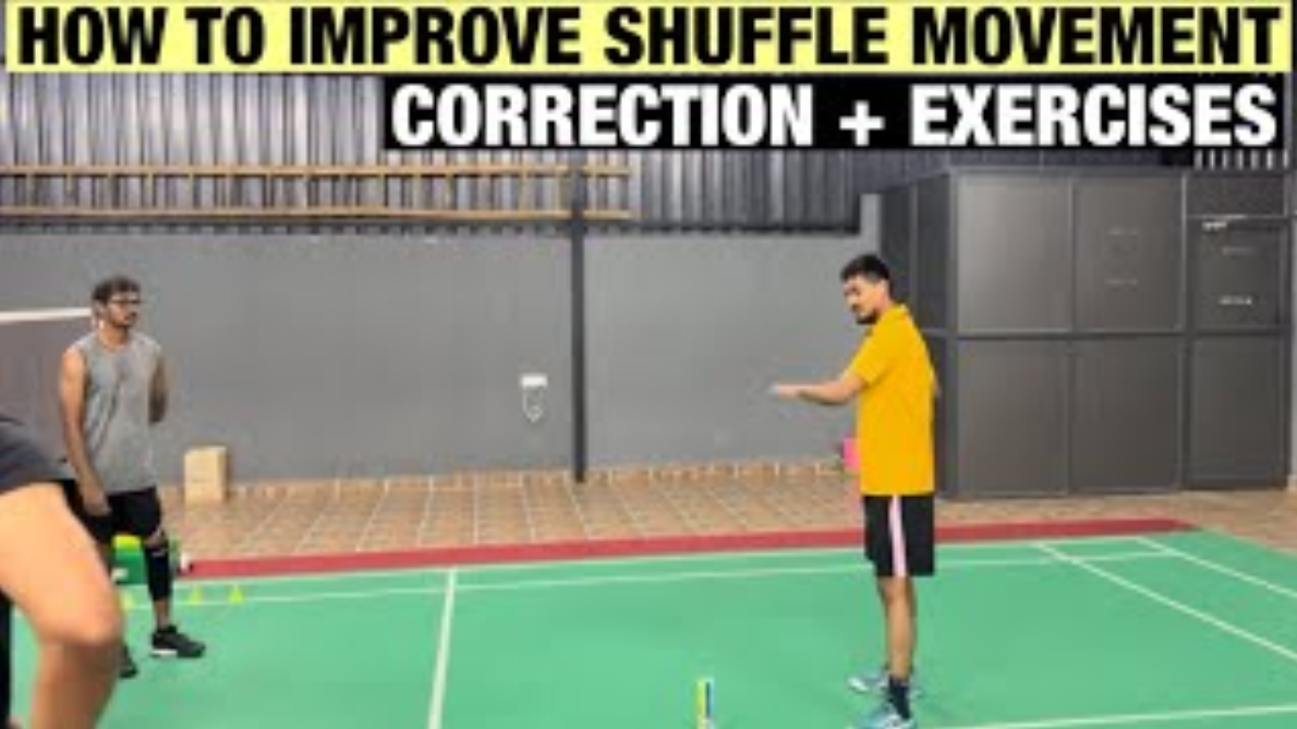 Badminton shuffle movement corrections every player should know