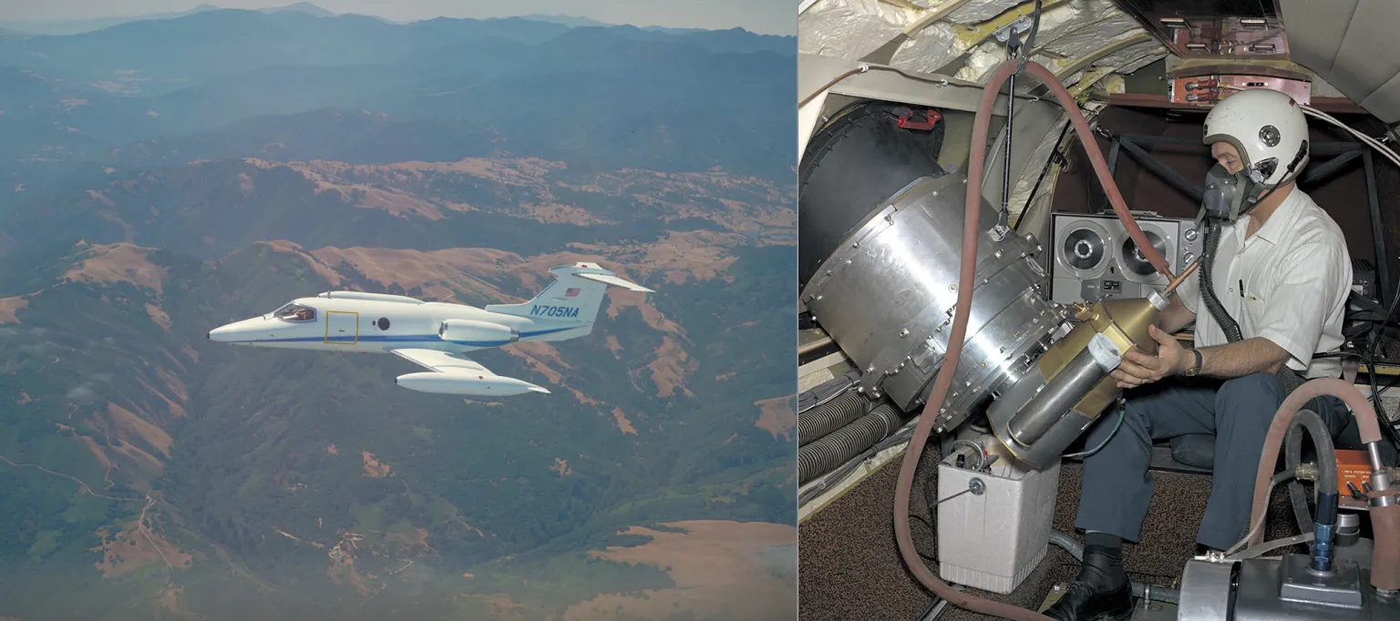 Flight test files: Learjet 24 – exploring the cosmos from 50,000 feet above
