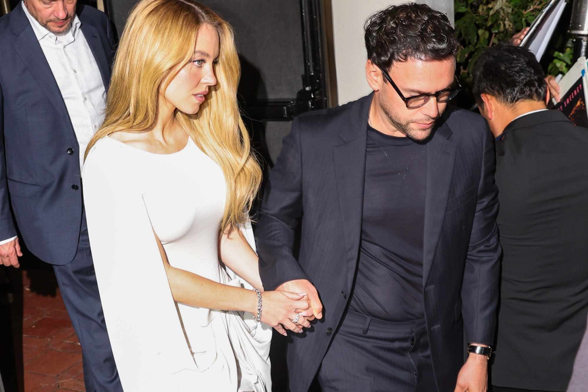 Sydney Sweeney and Scooter Braun hold hands as they step out in LA ...