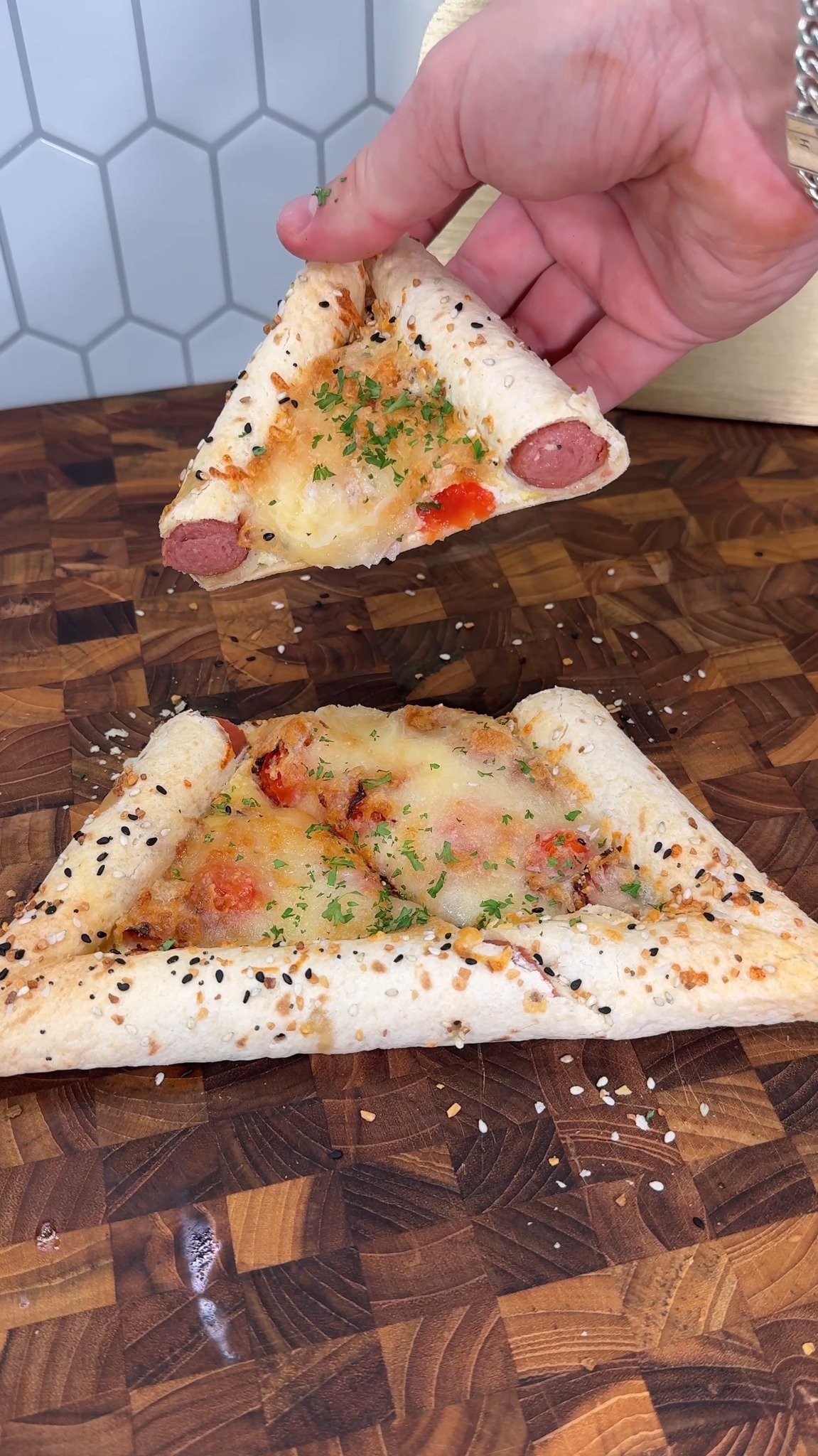 Easy breakfast pizza