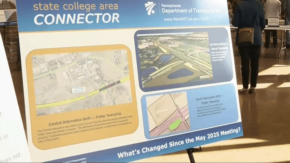 PennDOT hosts public hearing on State College Connector Project's ...
