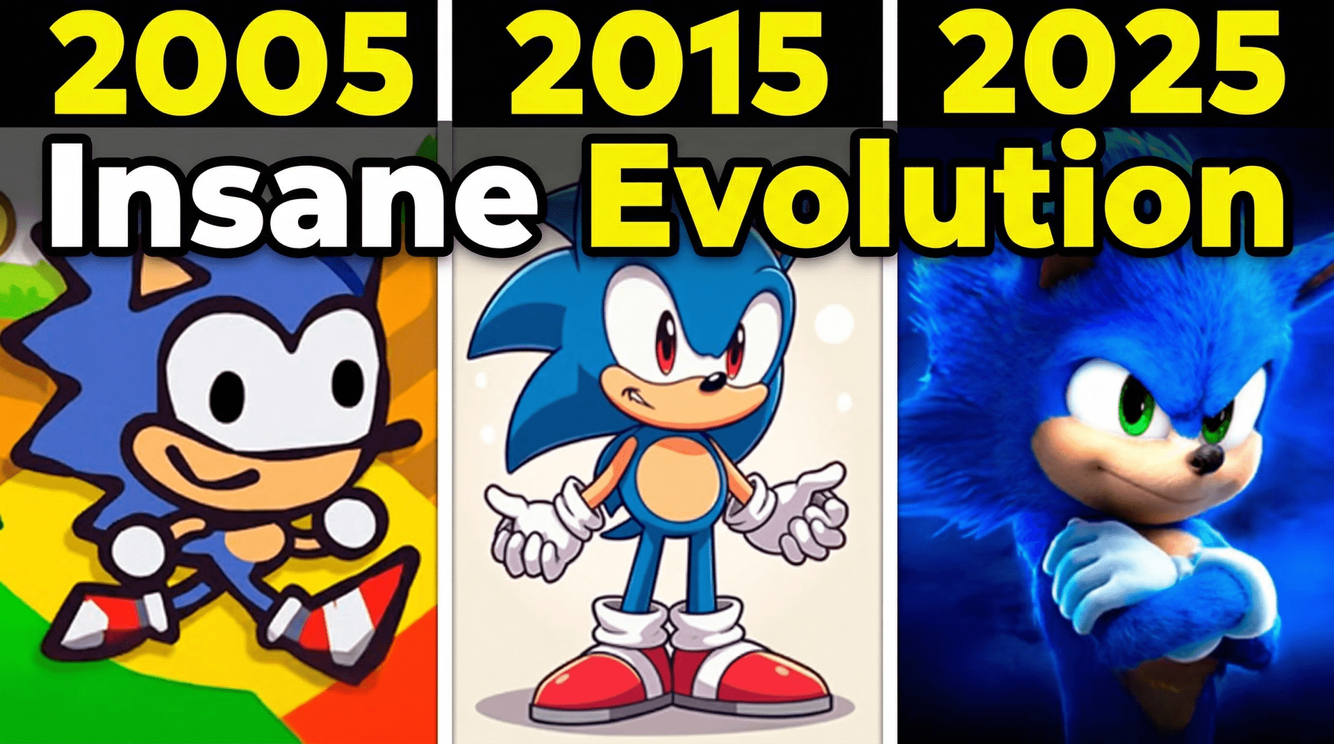 Sonic the Hedgehog evolution is insane (1991–2026)