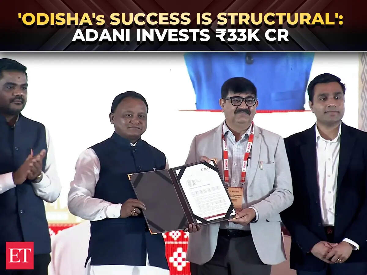 Adani Group announces ₹33,081 cr projects in Odisha, generating over ...