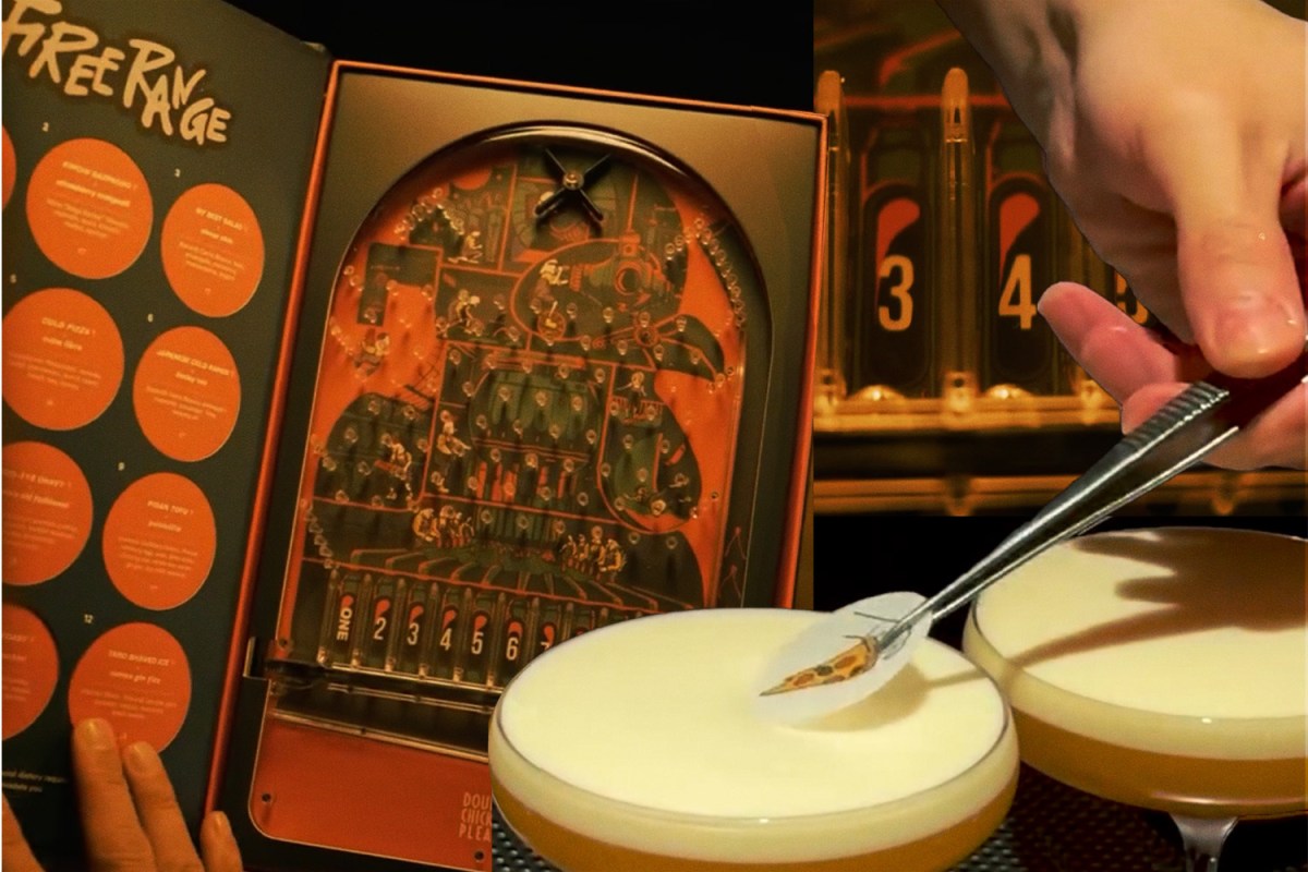 Inside the new interactive, Plinko-style cocktail menu at Double ...