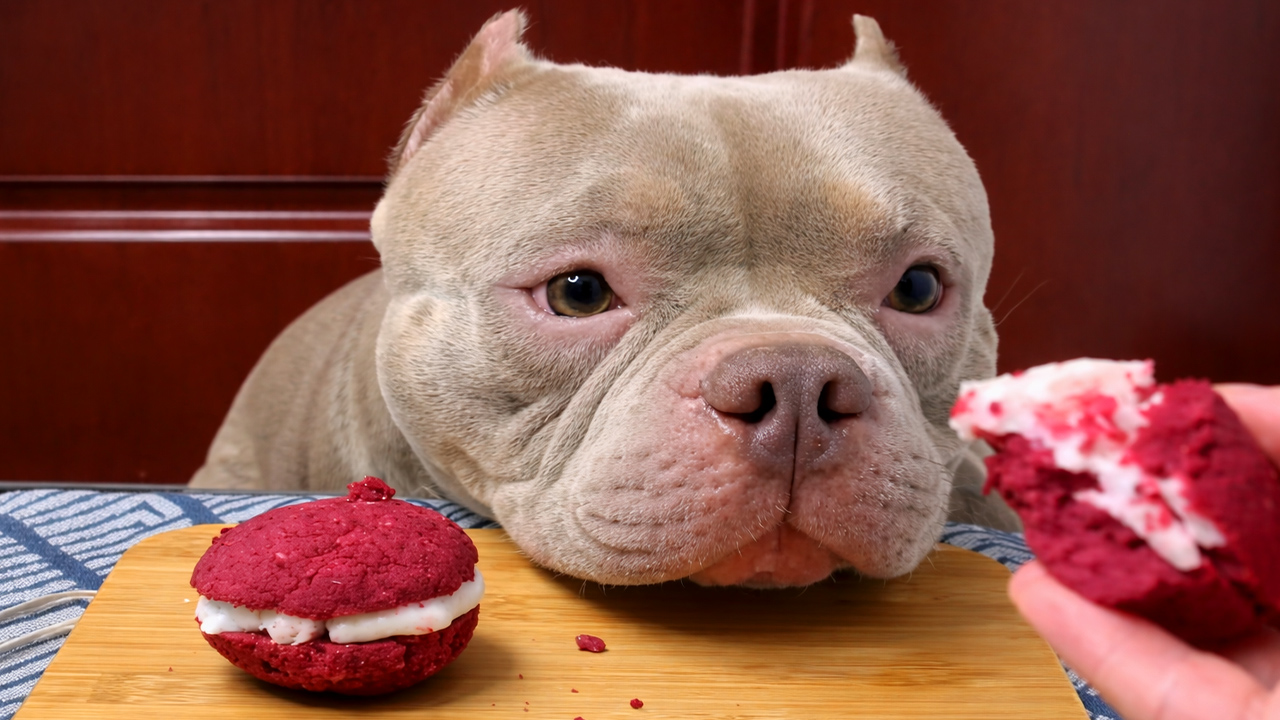 Watch what happens when you feed a bulldog, but not until the end