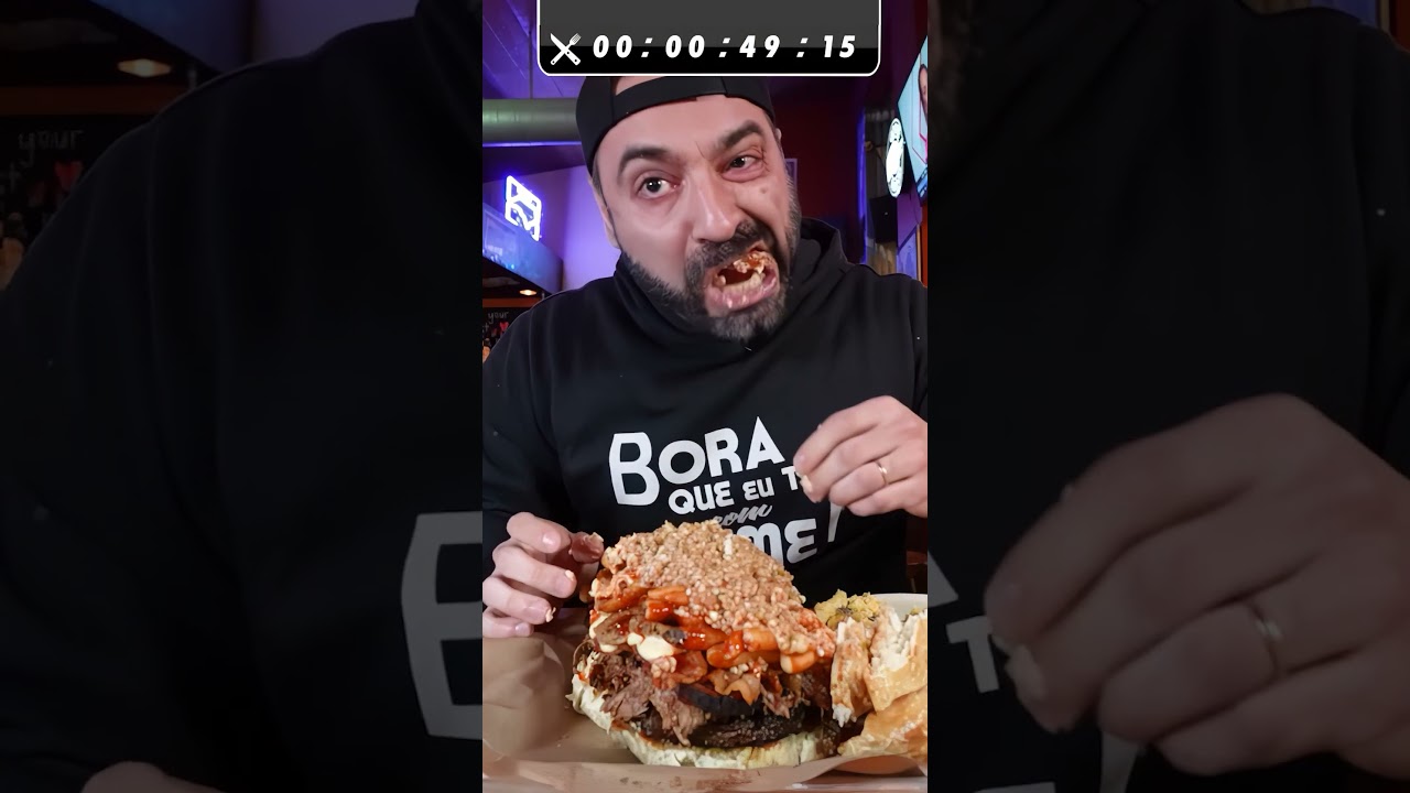 I took on the ultimate burger challenge!