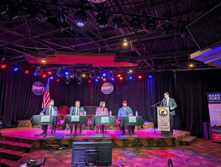 Republican US Senate candidates blast Michele Tafoya at debate