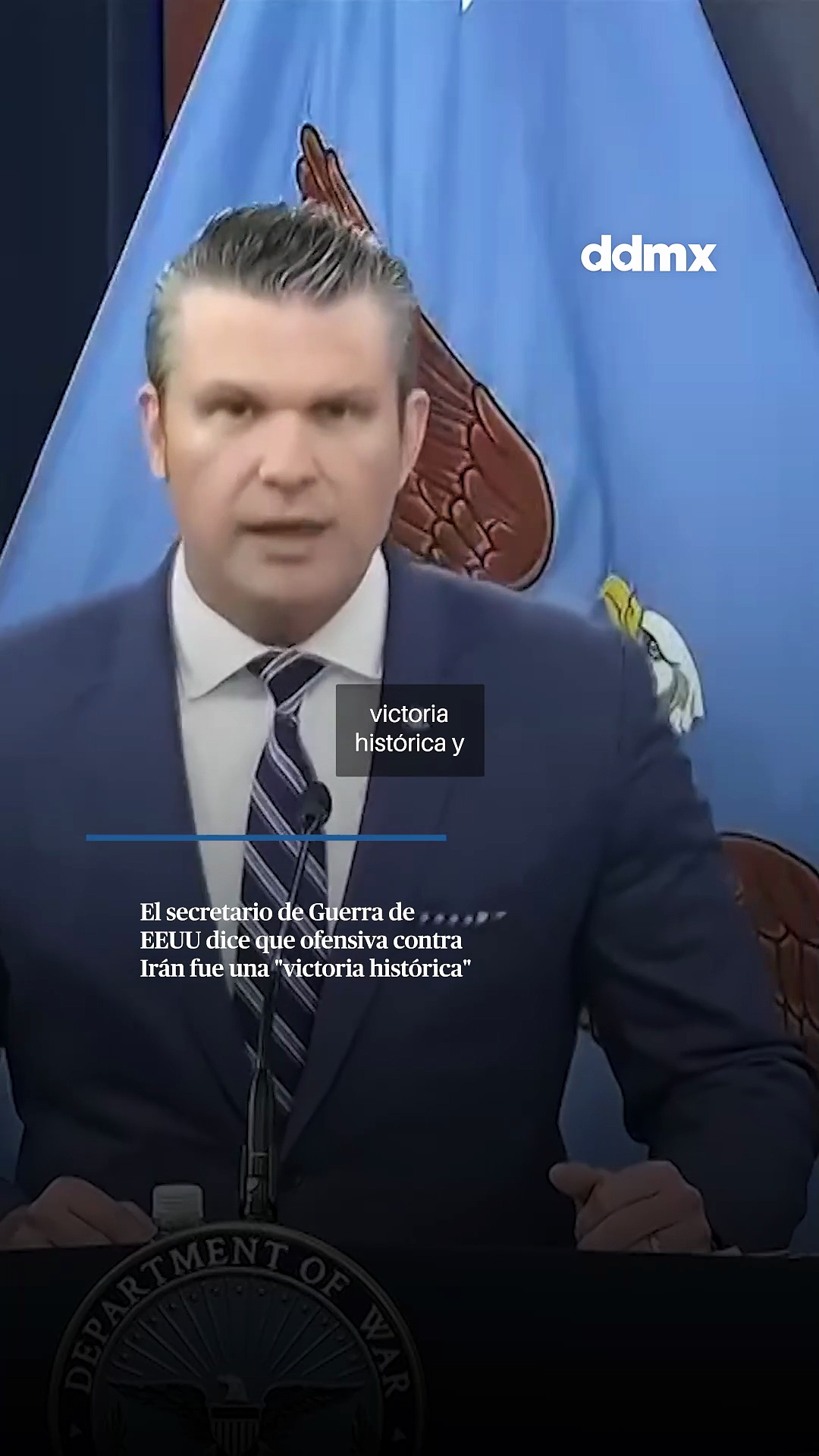 El Secretario De Guerra De Eeuu Dice Que Ofensiva Contra Irán Fue Una