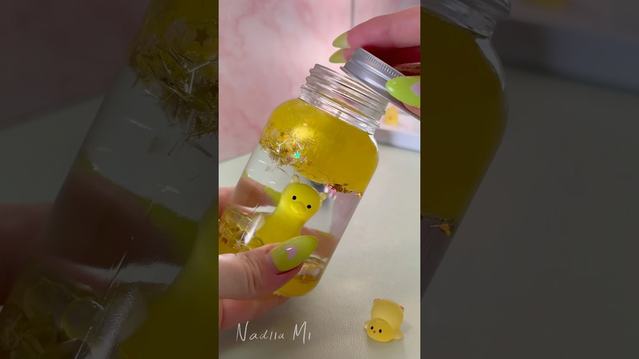 Cutest DIY water candle 🦙 spring craft