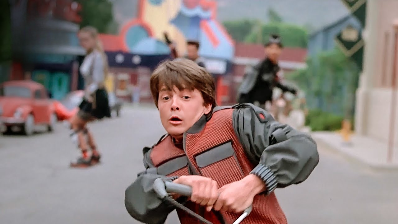 Hoverboard chase | Back to the Future Part II