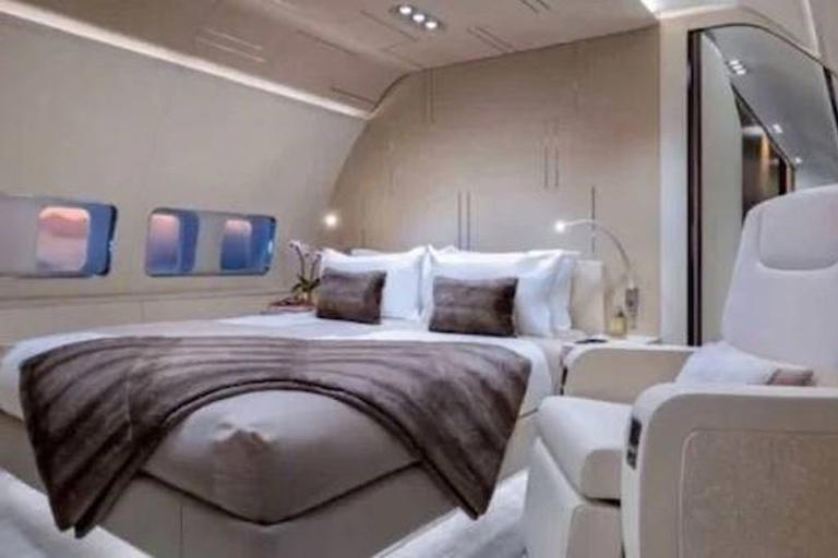 Melania can now use Kristi Noem's $70 million jet, with flat-screen TVs ...
