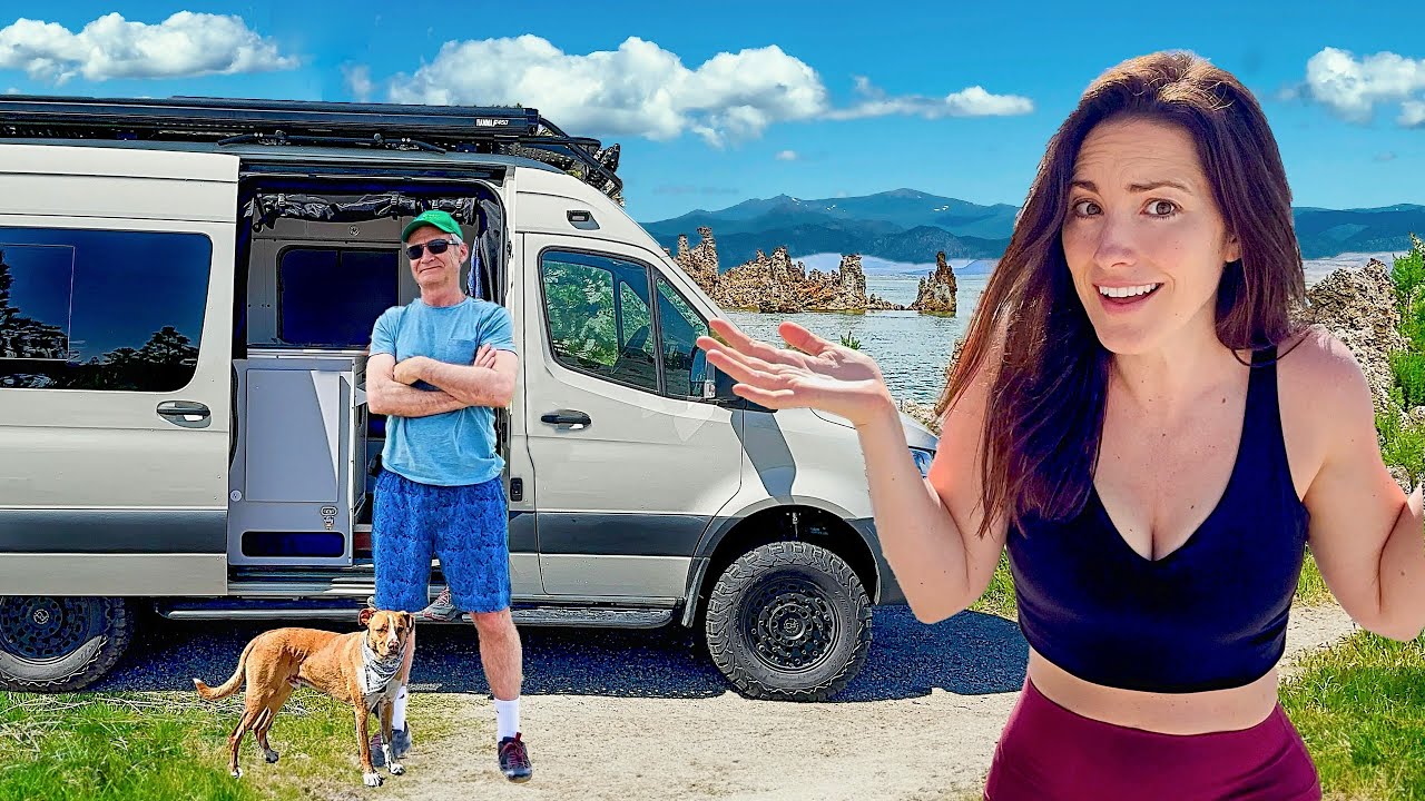 Living in a van with my dad!
