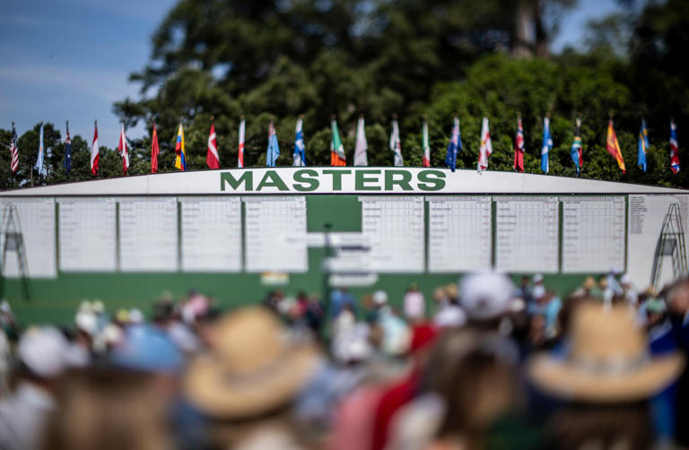 Here are the start times and groupings for Masters 2026