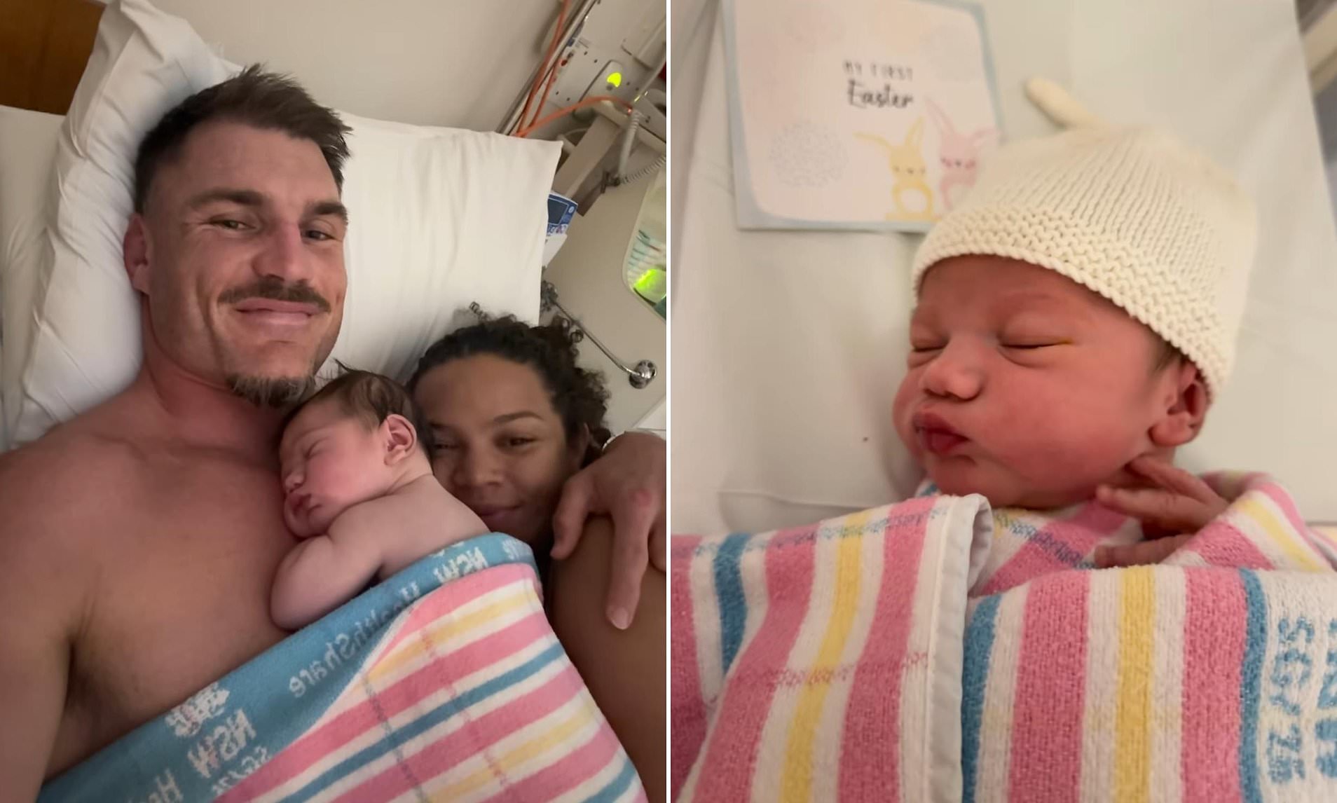 'An Easter blessing': NRL star Angus Crichton announces birth of baby ...
