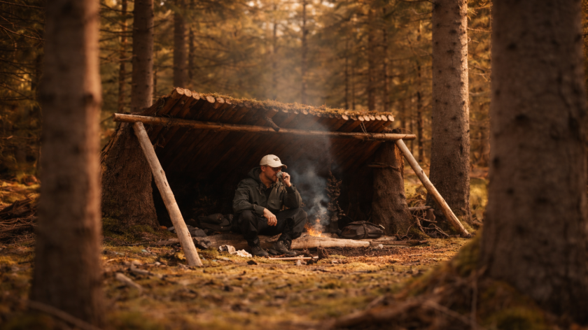 Building a survival shelter in 3 days: what it really takes