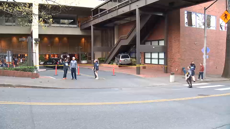 Employee hurt after car hits Multnomah Athletic Club