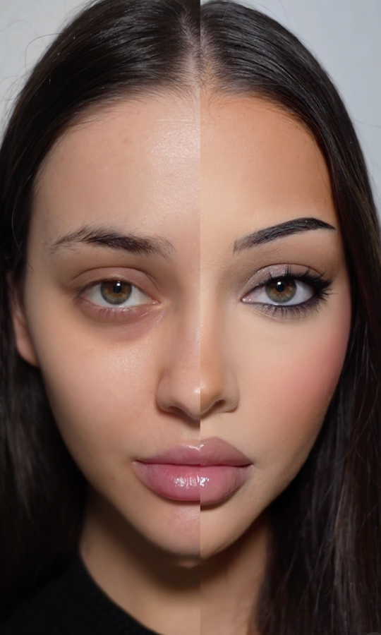 Makeup hack changed her face
