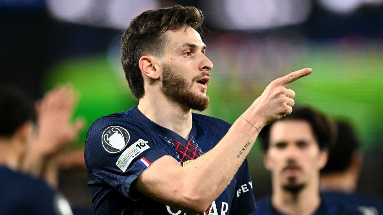 PSG 2-0 Liverpool: Doué, Kvaratskhelia give hosts first leg advantage ...