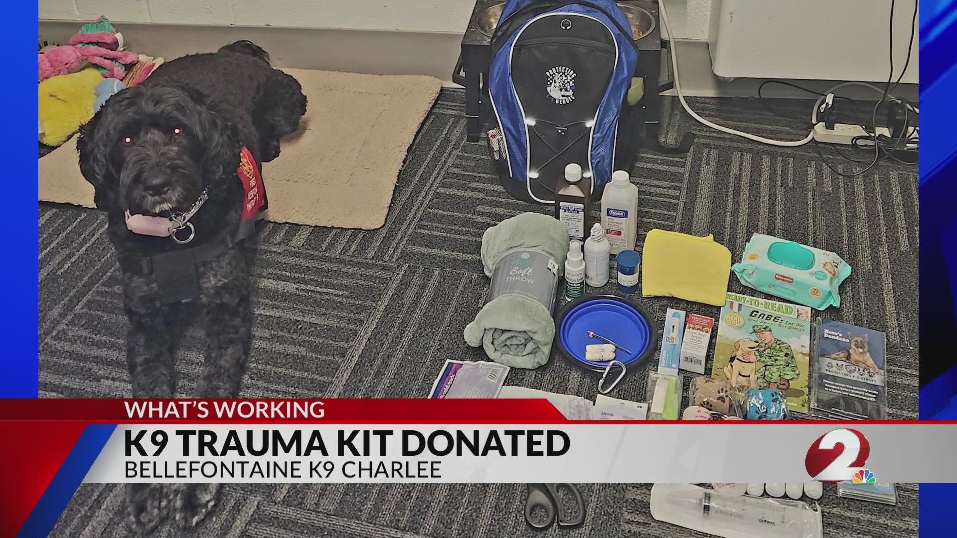 K-9 trauma kit donated
