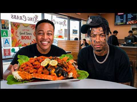 I tried Blueface's seafood restaurant