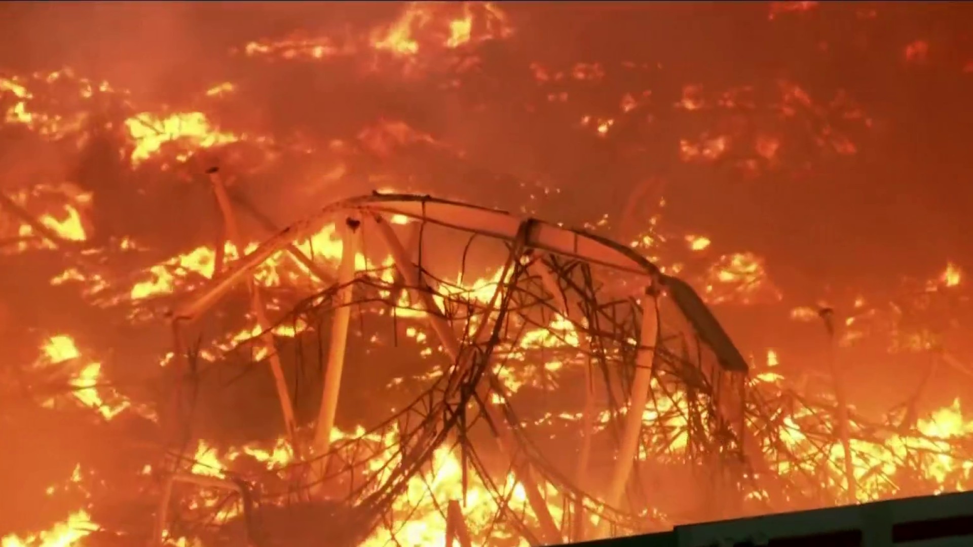 Man arrested over massive warehouse fire