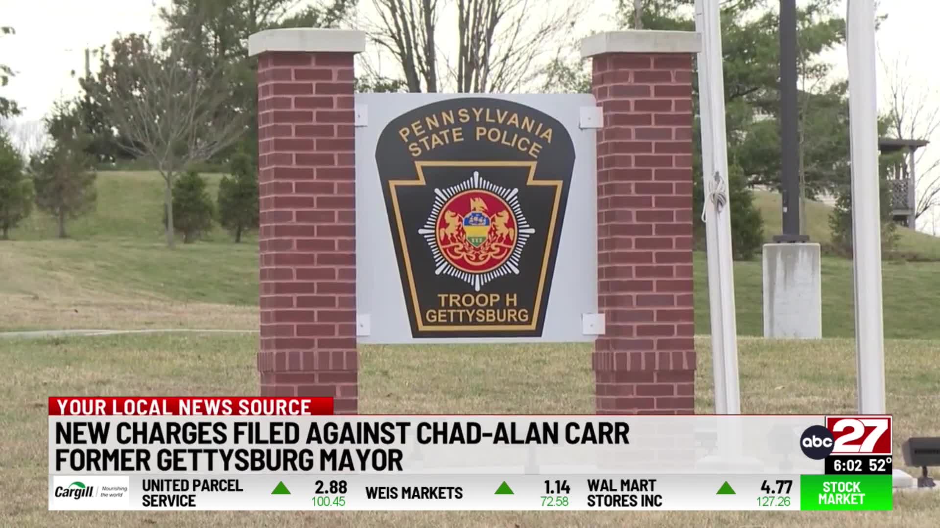 Former Gettysburg Borough Mayor Chad-Alan Carr facing new charges
