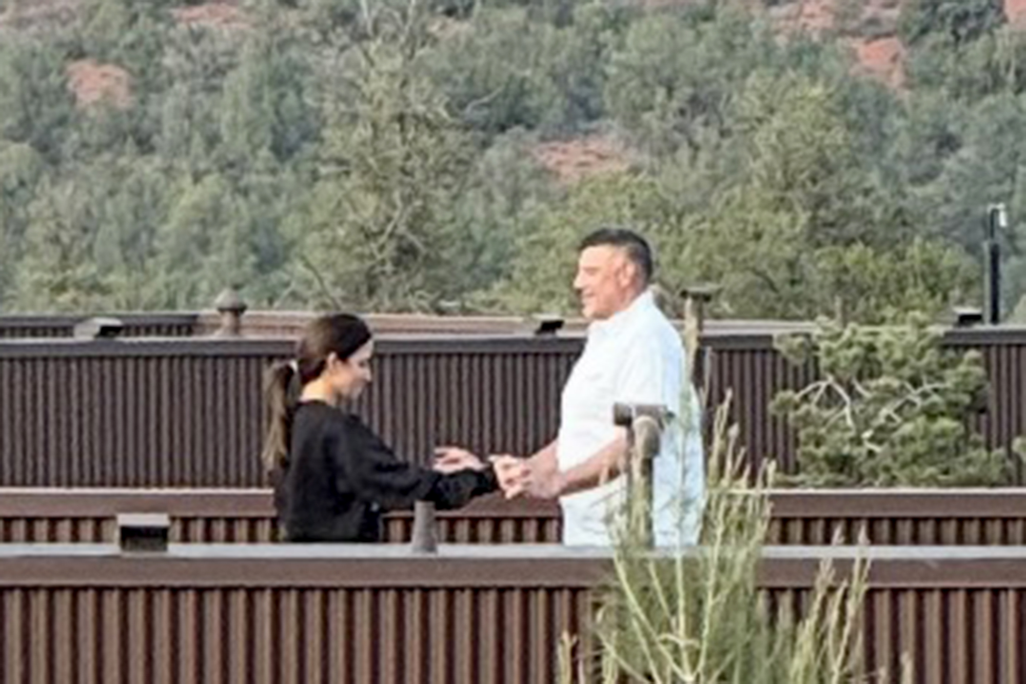 Photos of Mike Vrabel and Dianna Russini holding hands at luxury hotel ...