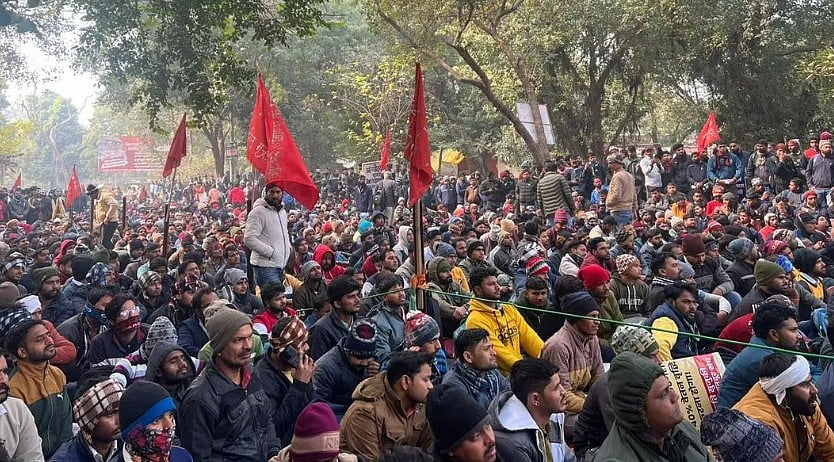 Manesar contractual workers strike work for better pay, work condition