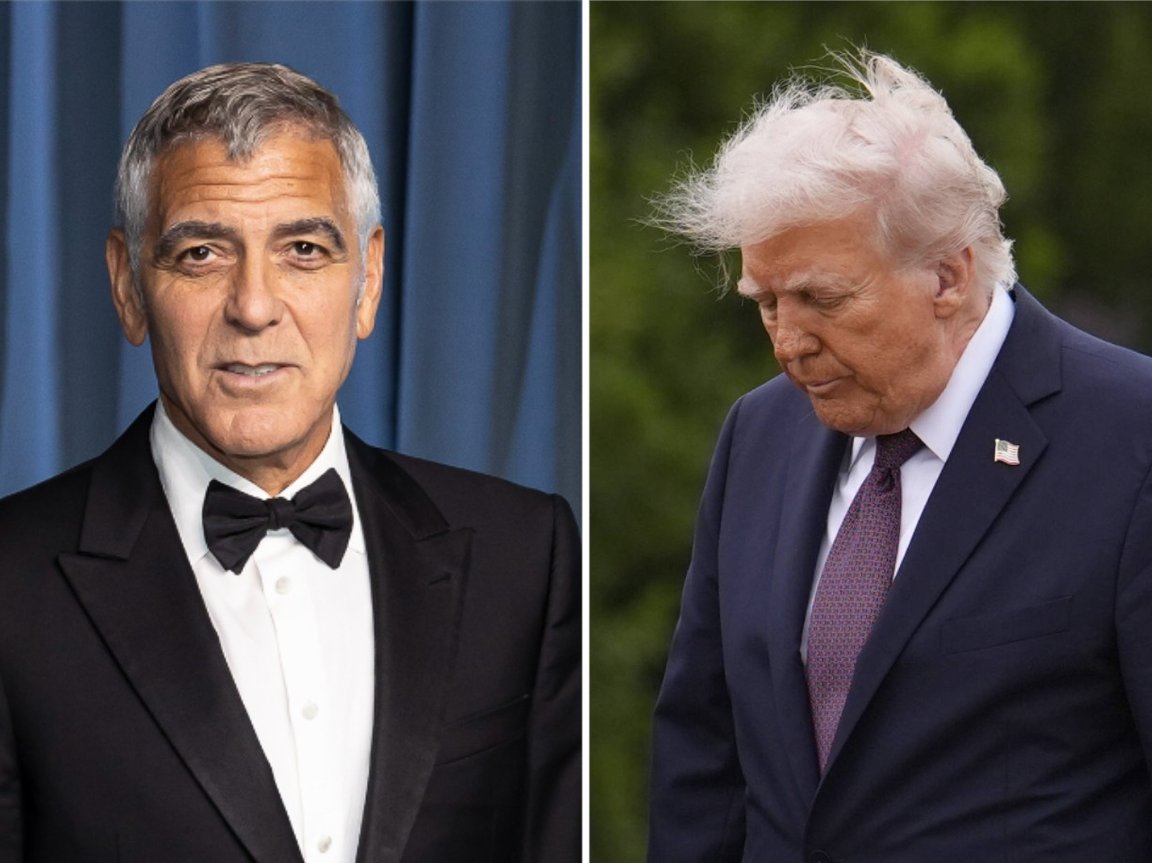 George Clooney accuses President Trump of war crimes
