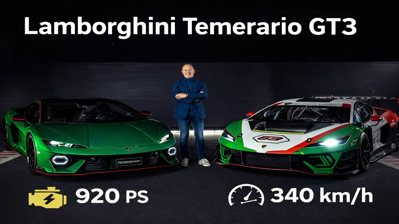 Lamborghini Temerario GT3 walkaround mit Mitja Borkert | Design ...