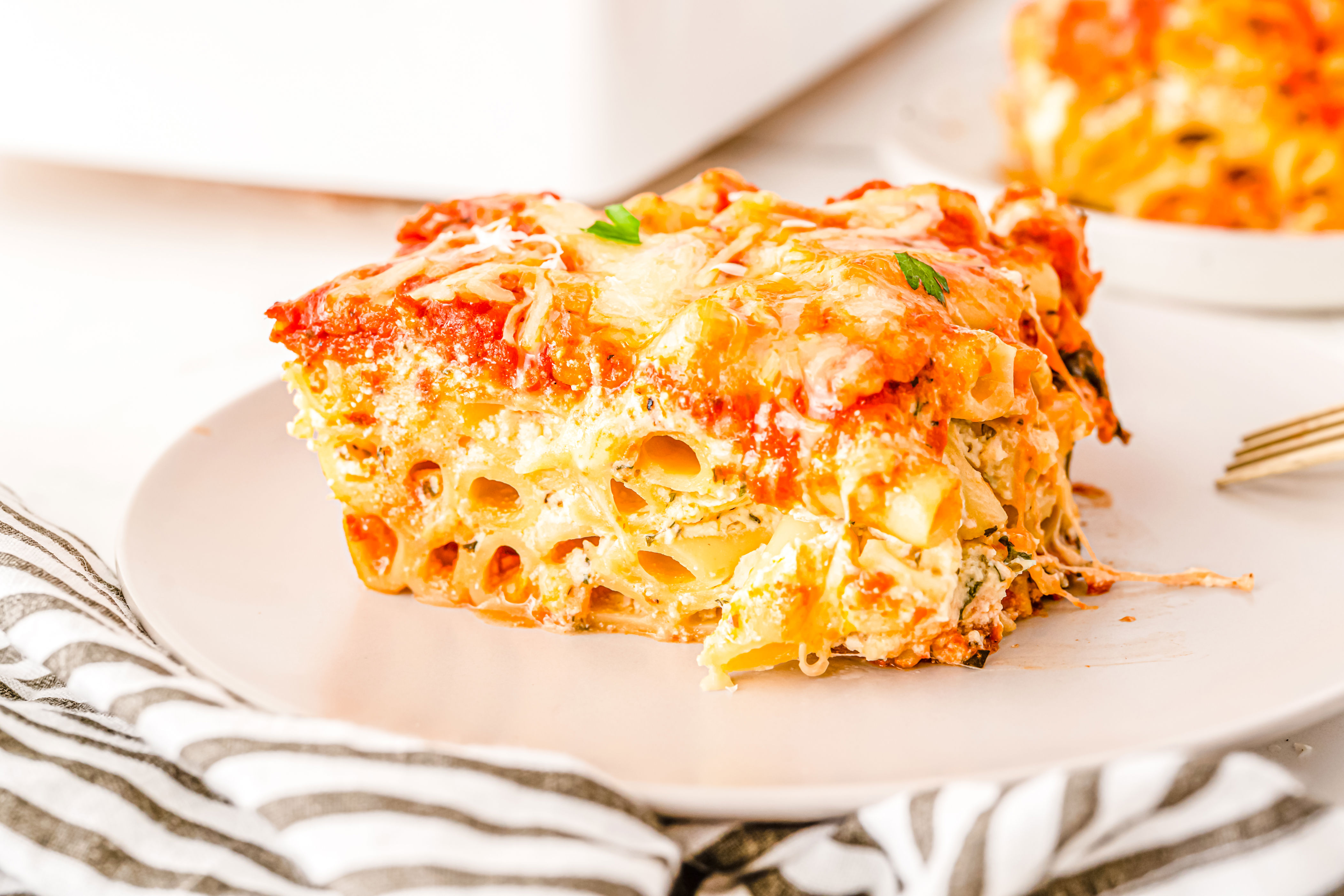 Cheesy baked ziti