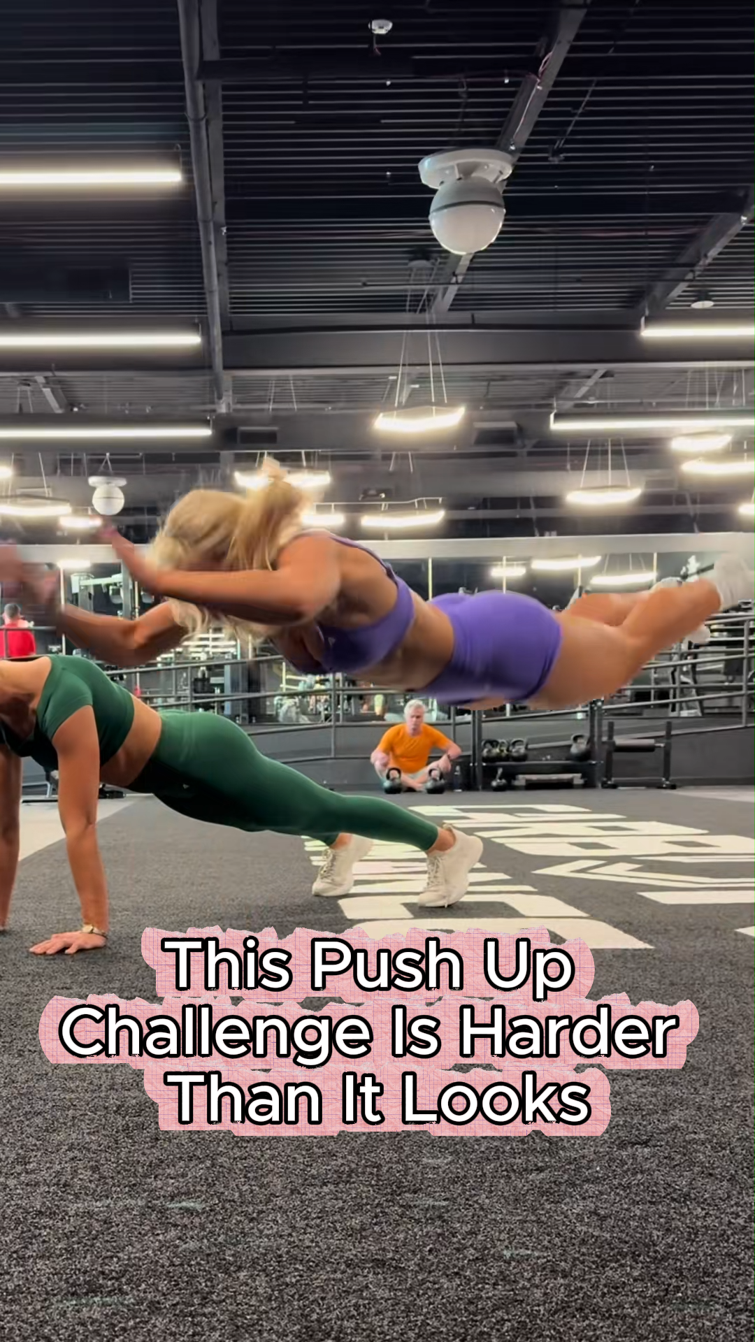 Fitness challenge push up test can you keep up