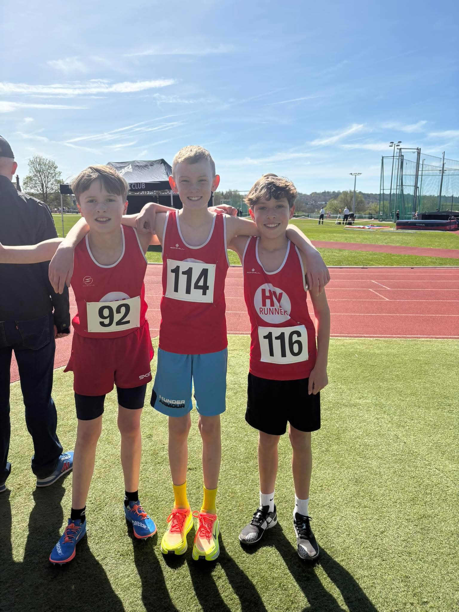 HY young athletes shine in Tonbridge track showcase