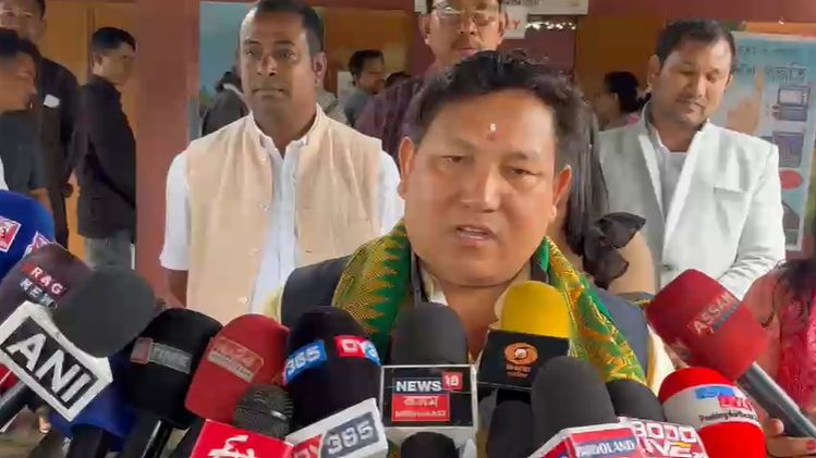 Pramod Boro casts vote, condemns alleged attack on UPPL workers in ...