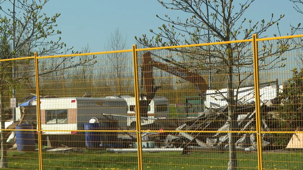BC government clears Abbotsford rest stop homeless encampment