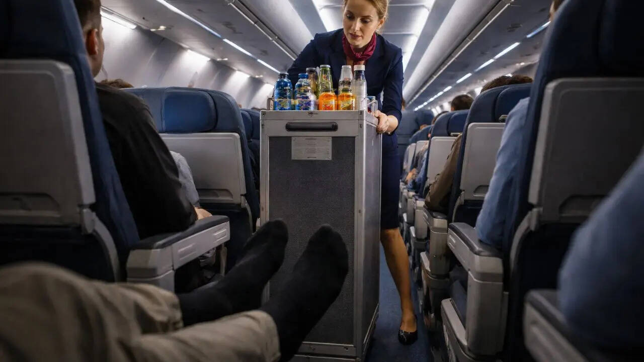Why you should never wear black socks on a flight: The reason will ...