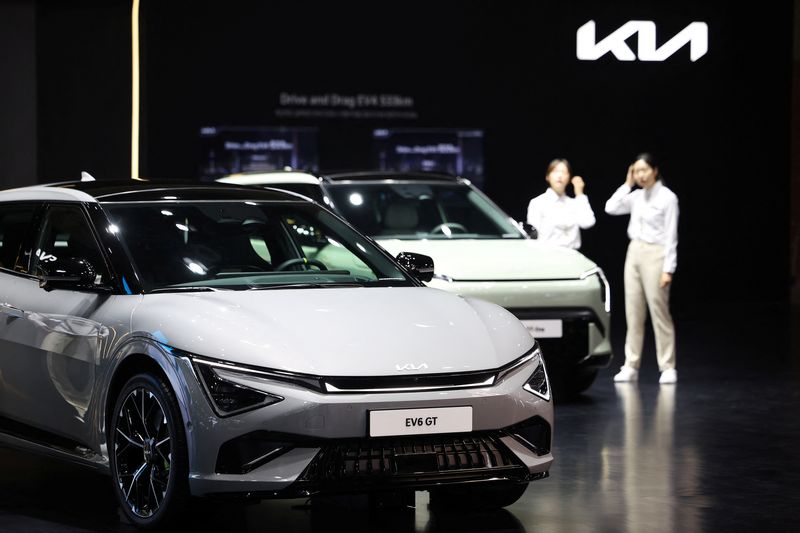South Korea's Kia slashes long-term EV target by a fifth