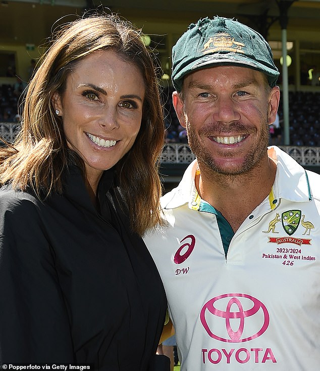 Candice Warner has a face like thunder as she runs errands following ...